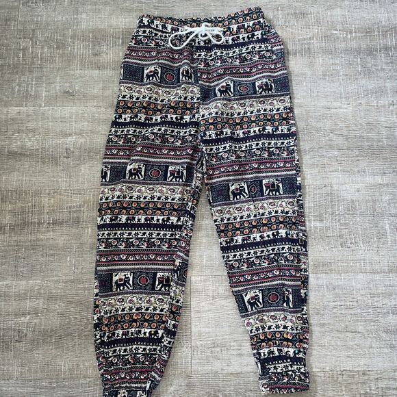 Zaful | Pants & Jumpsuits | The Elephant Pants Womens Size Lxl Black ...